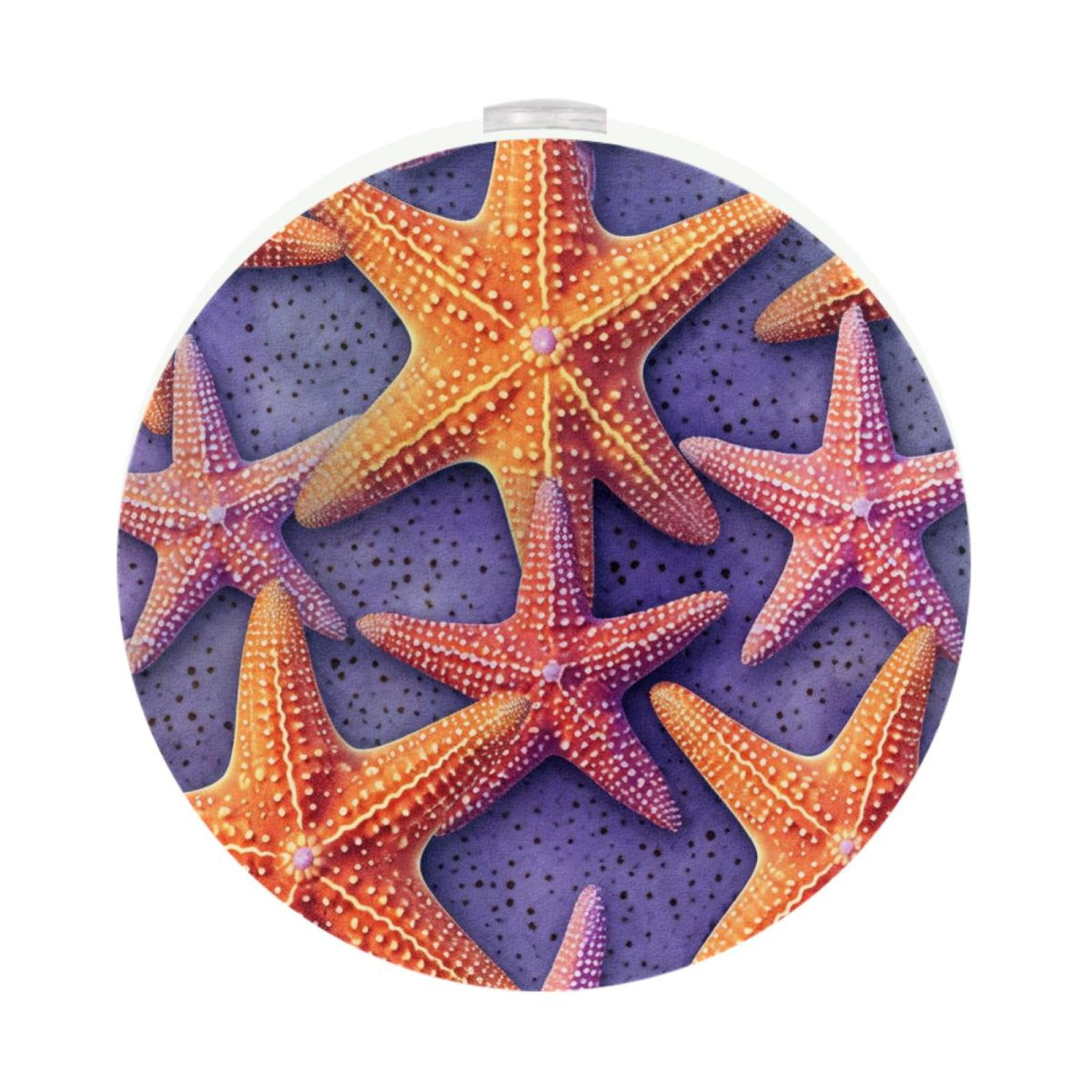 Starfish LED Night Light - Pack of 2, Induction Light Control, for Wall ...