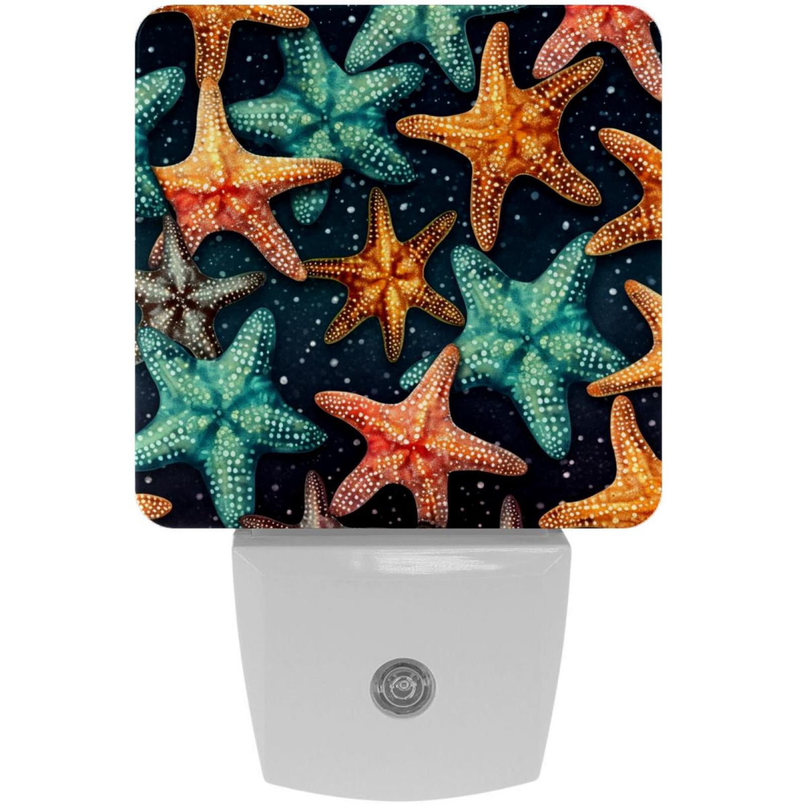 Starfish LED Square Night Light - Small and Bright Square-shaped LED ...