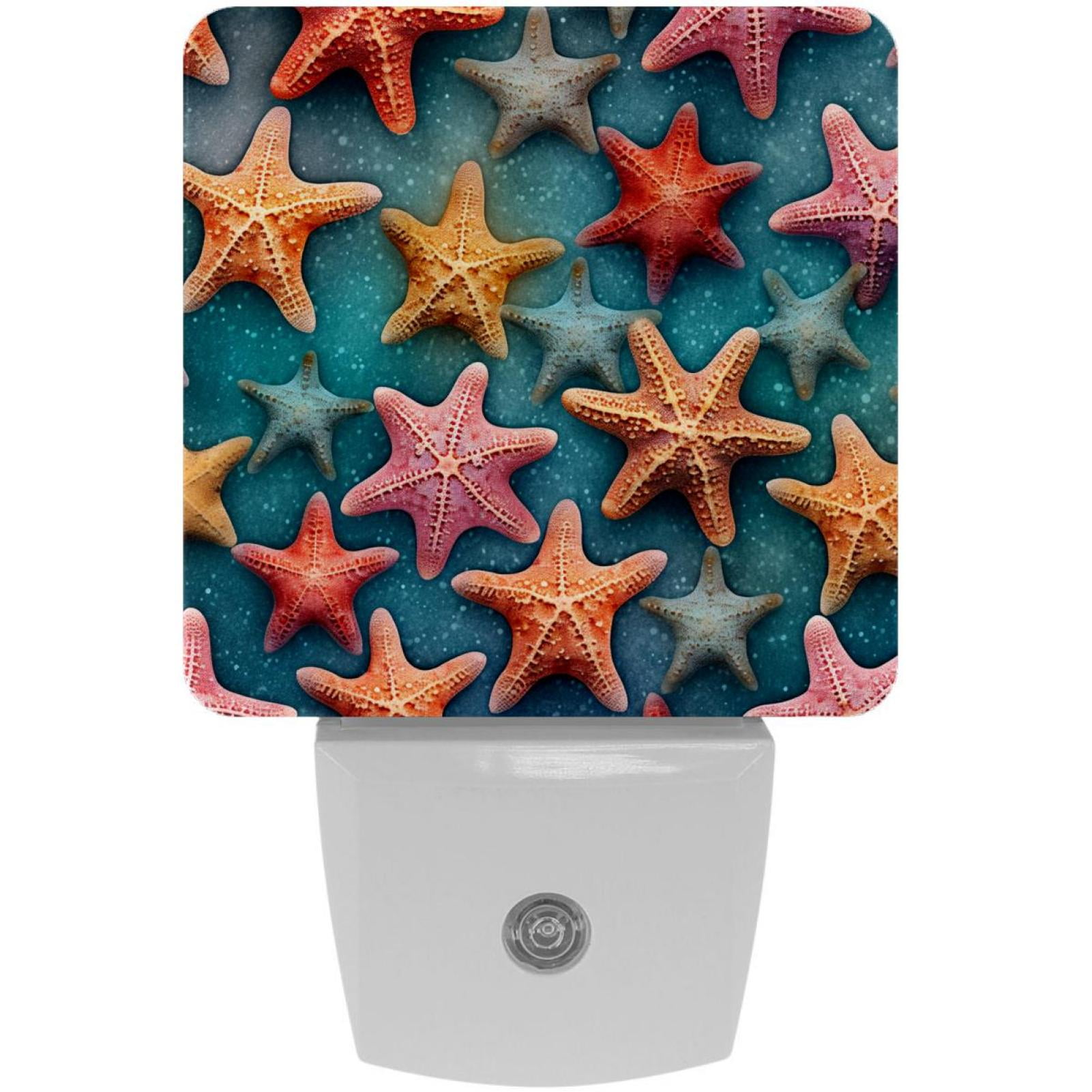 Starfish LED Square Night Light - Small and Bright Square-shaped LED ...