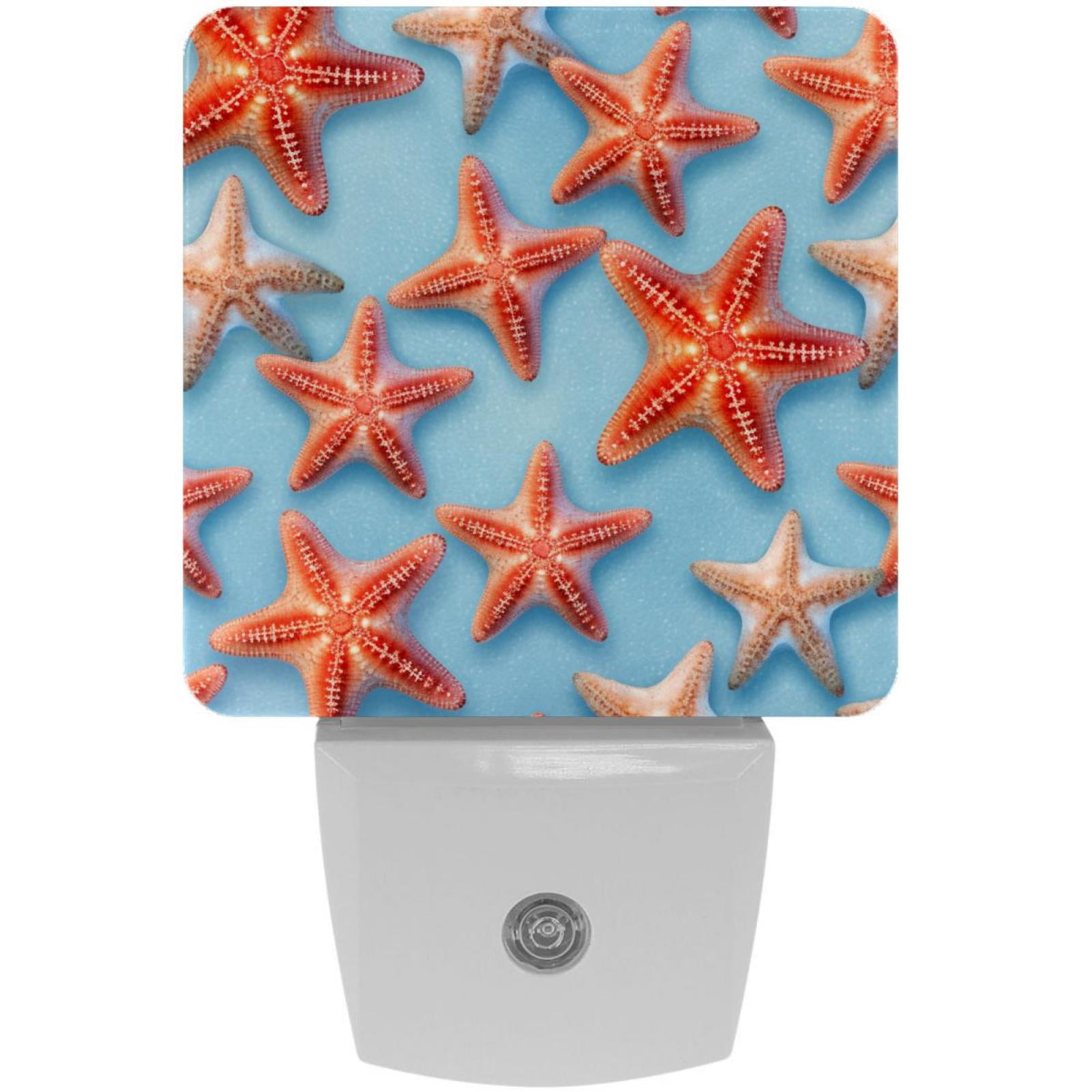 Starfish LED Square Night Light - Small and Bright Square-shaped LED ...
