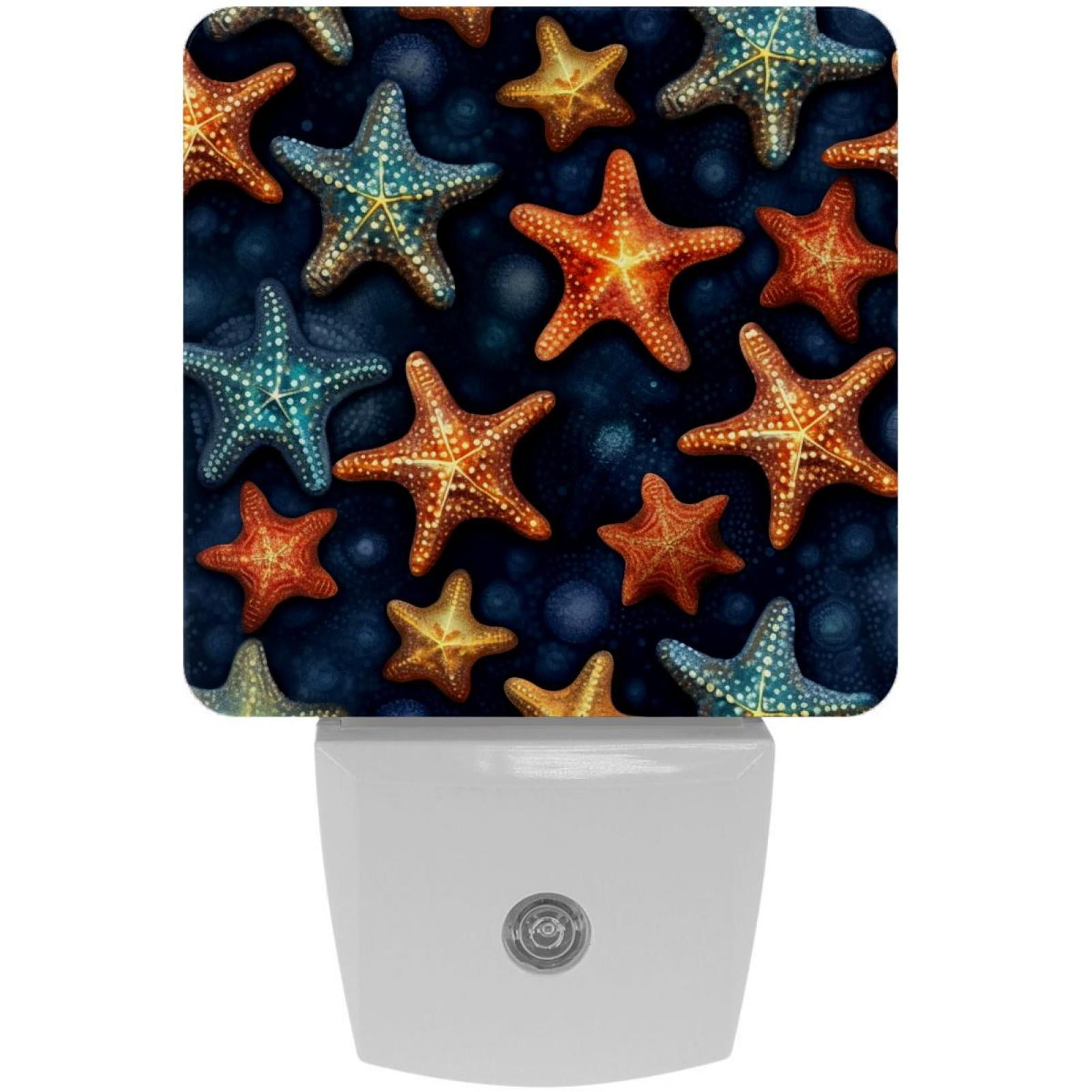 Starfish LED Square Night Light - Small and Bright Square-shaped LED ...