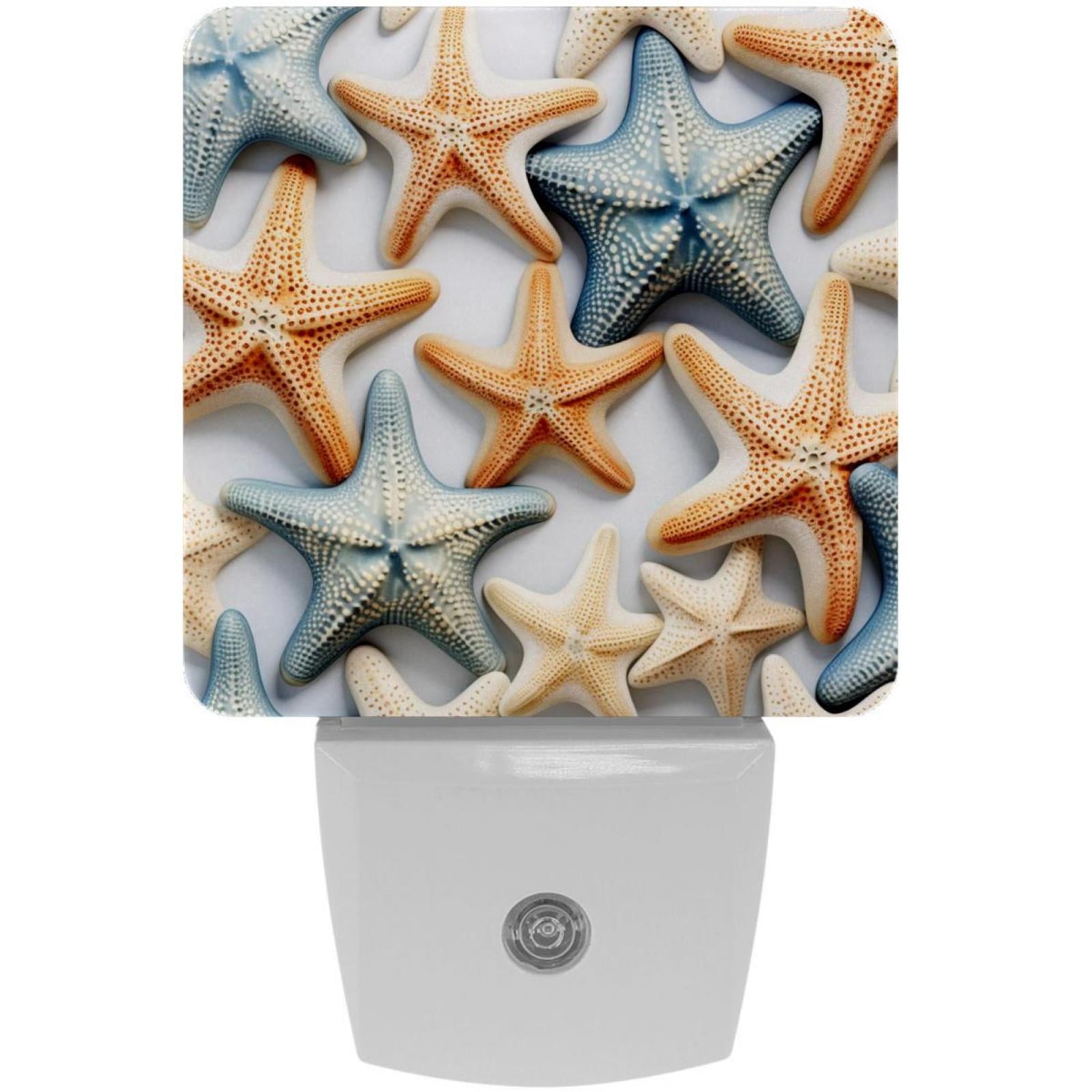 Starfish LED Square Night Lights for Bedroom and Living Room ...