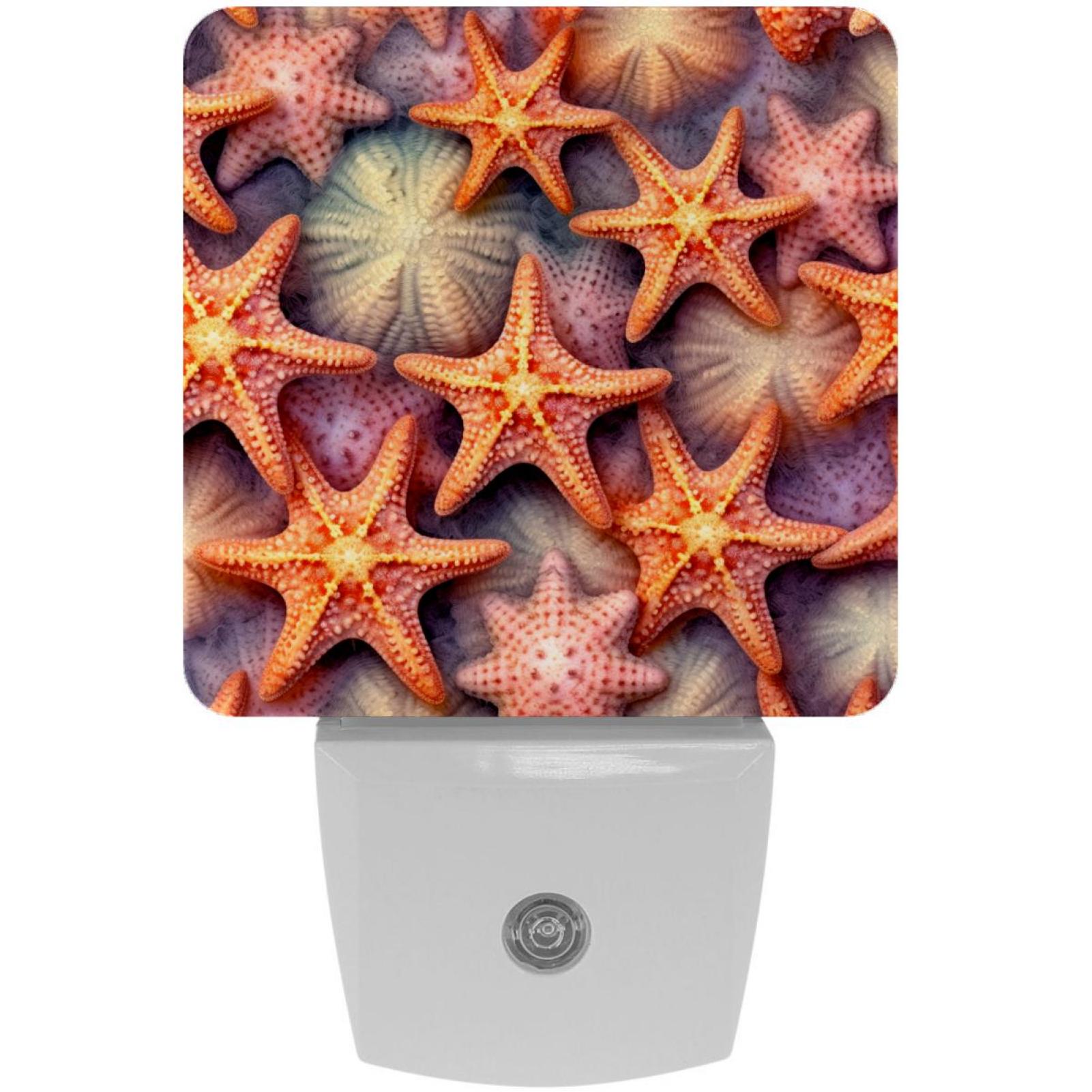 Starfish LED Square Night Lights - Bright and Compact Bedroom or ...