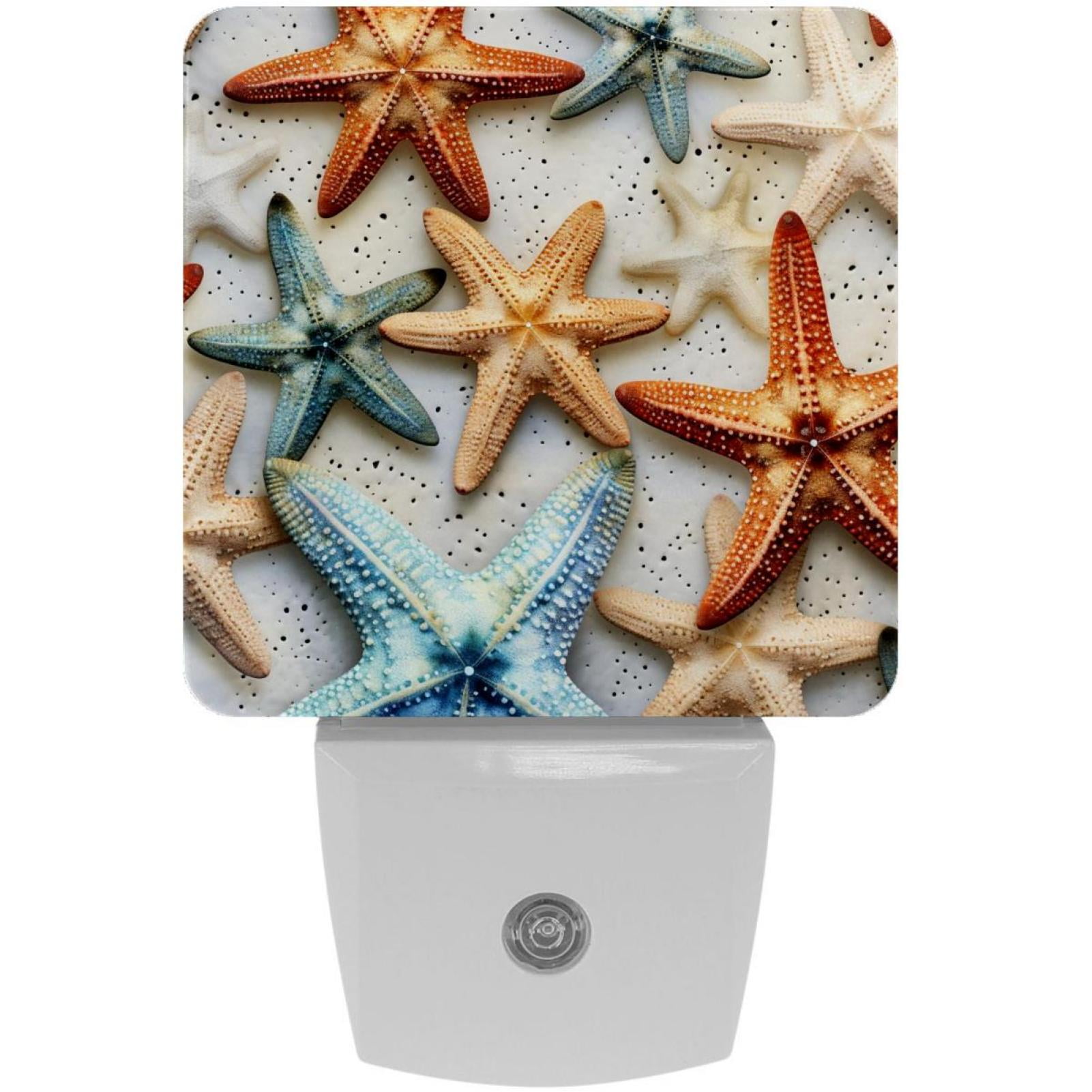 Starfish LED Square Night Lights - Modern Design, Soft Glow, Energy ...