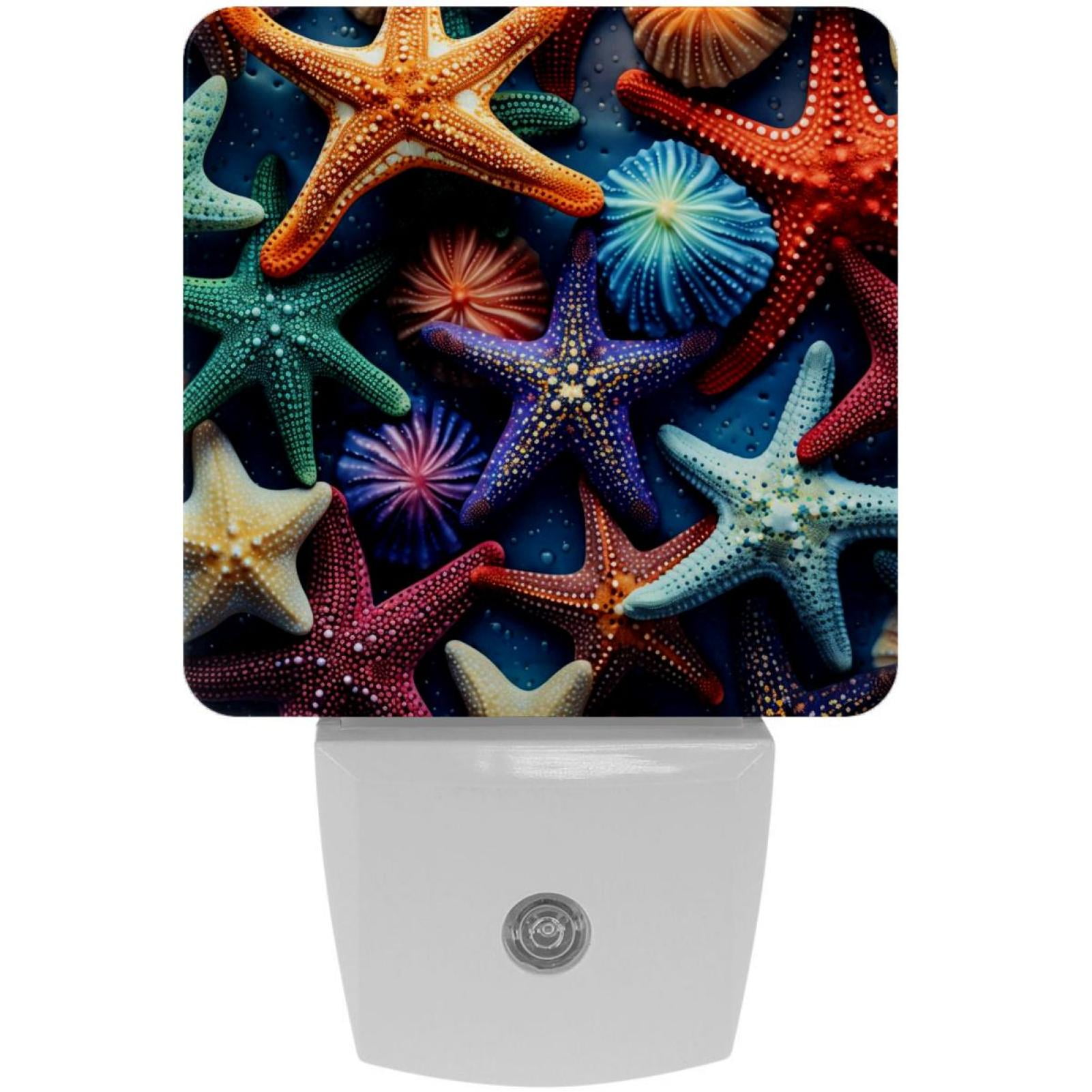 Starfish LED Square Night Lights - Modern and Versatile Plug-in ...