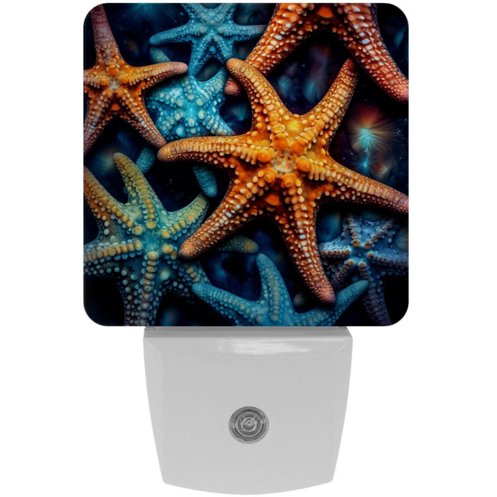Starfish LED Square Night Lights - Modern and Versatile Plug-in ...