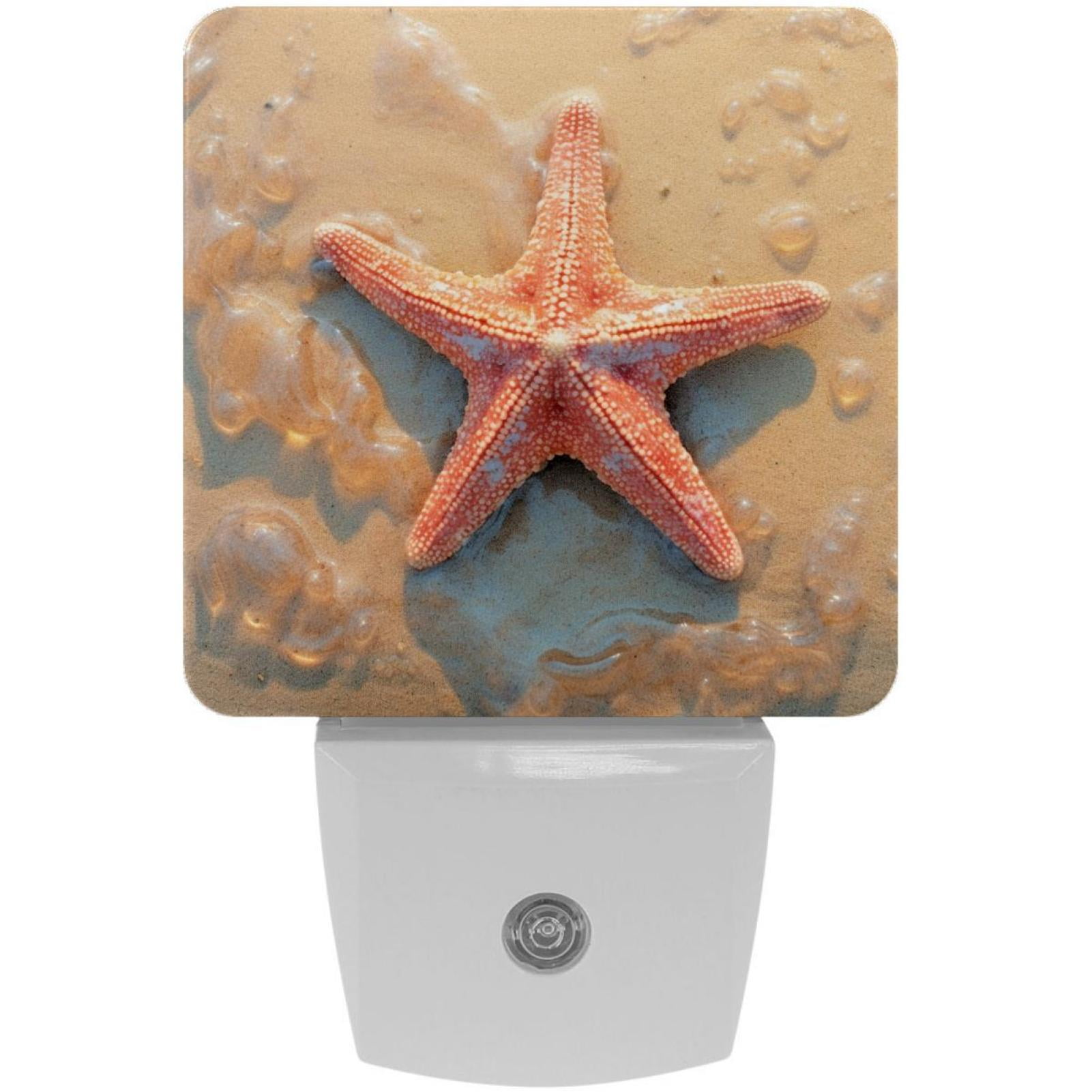 Starfish LED Square Night Lights - Portable and Stylish for Bedroom and ...