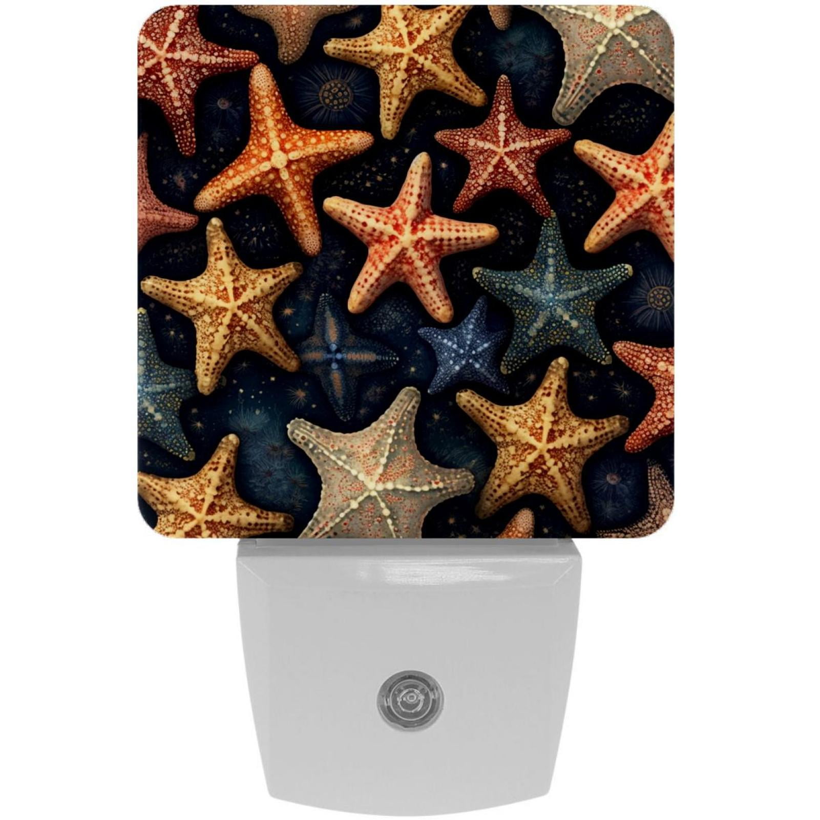 Starfish LED Square Night Lights - Small and Bright Illumination for ...