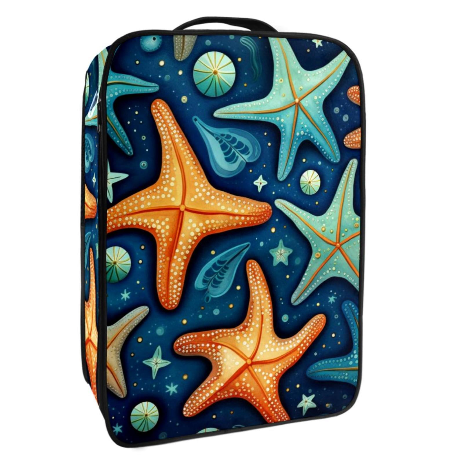 Starfish Polyester Shoe Storage Boxes, 23x31cm/9x12in, Stackable ...