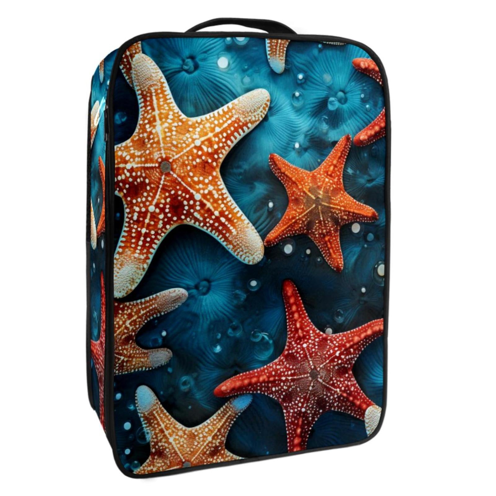 Starfish Polyester Shoe Storage Boxes Organizer - 23x31cm/9x12in Size ...