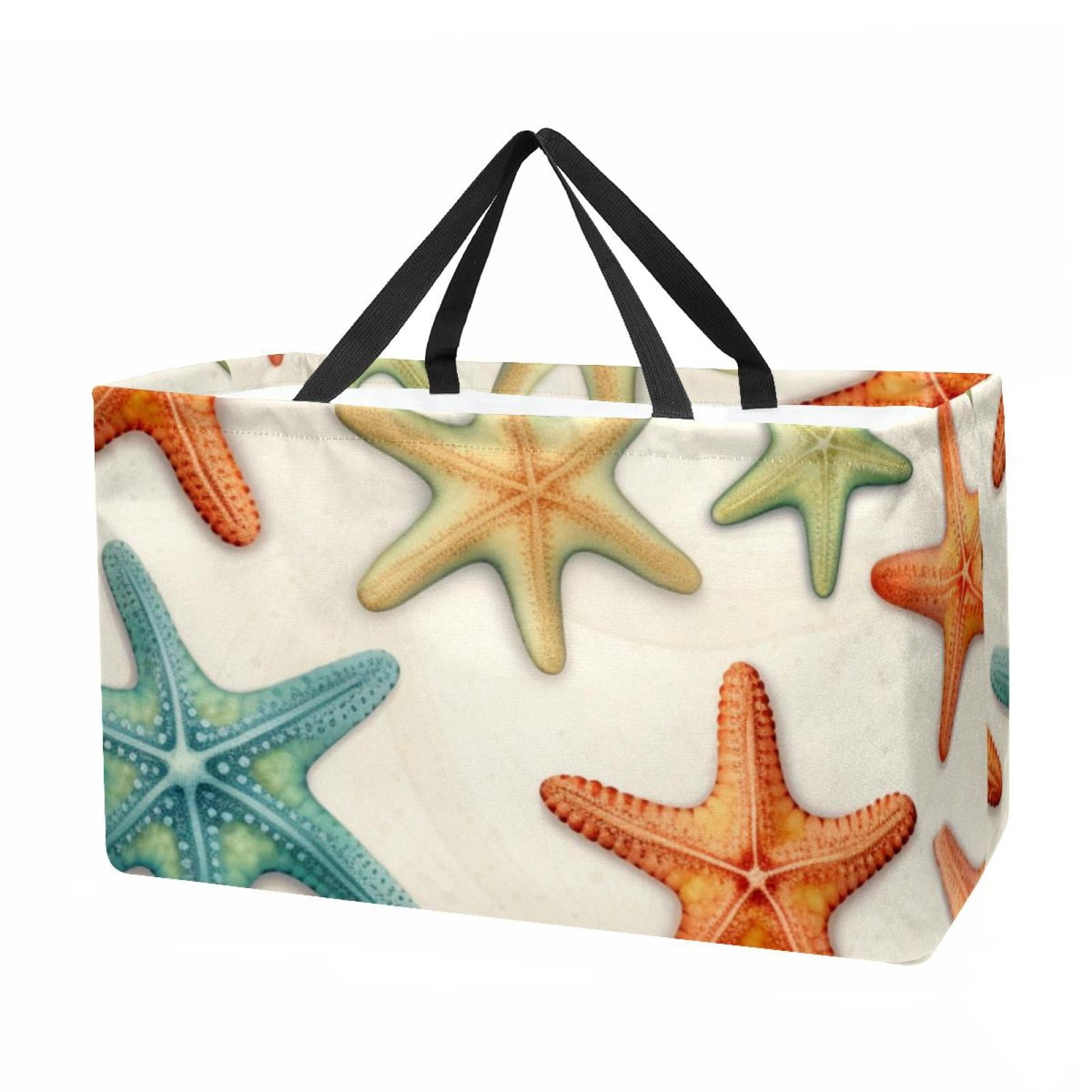 Starfish Premium Oxford Cloth Shopping Bags: Reusable, Foldable, and ...