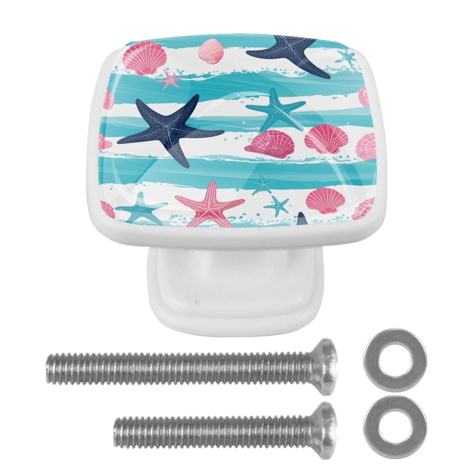 Starfish Shells Cabinets Door and Drawers Knobs Pulls,Furniture Handles ...