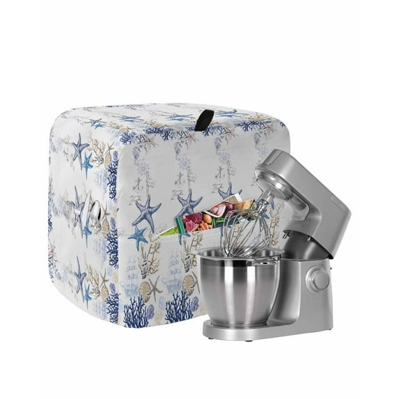 Starfish Stand Mixer Dust Cover with Storage Pocket & Handles,Blue ...