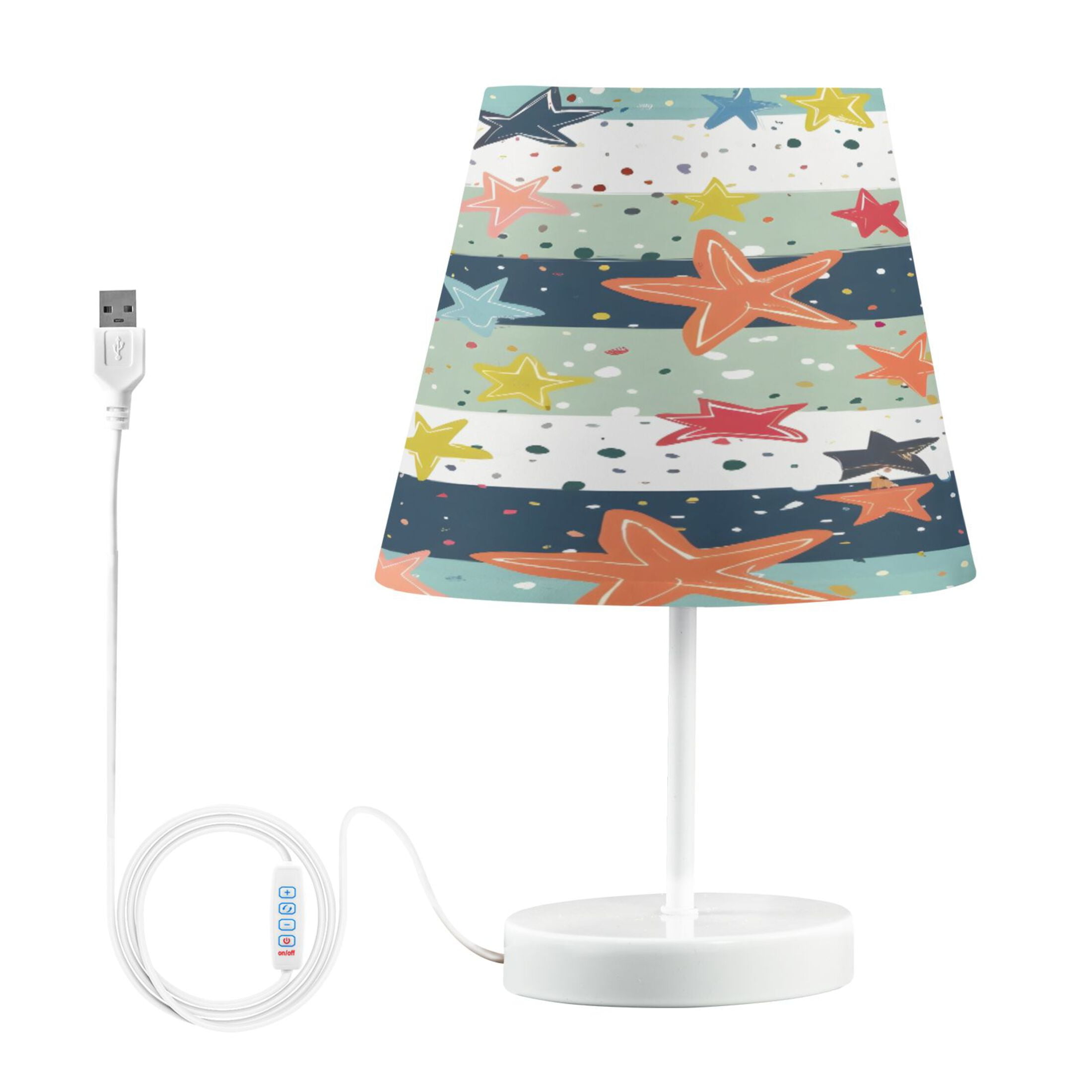 Starfish Star Desk Lamp LED Table Nightstand Lamps with 3 Color ...
