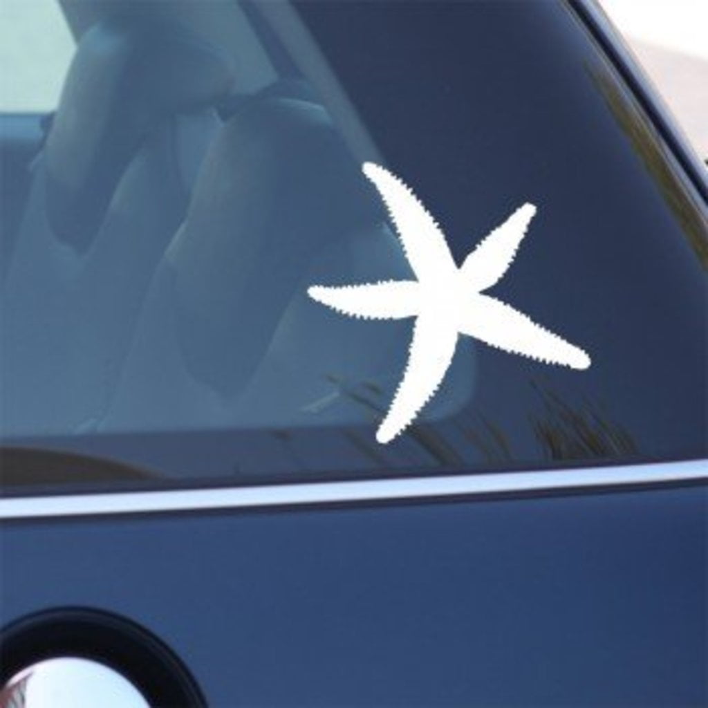 Starfish Sticker, Vinyl Decal, Star Fish, For car, window, laptop, wall ...
