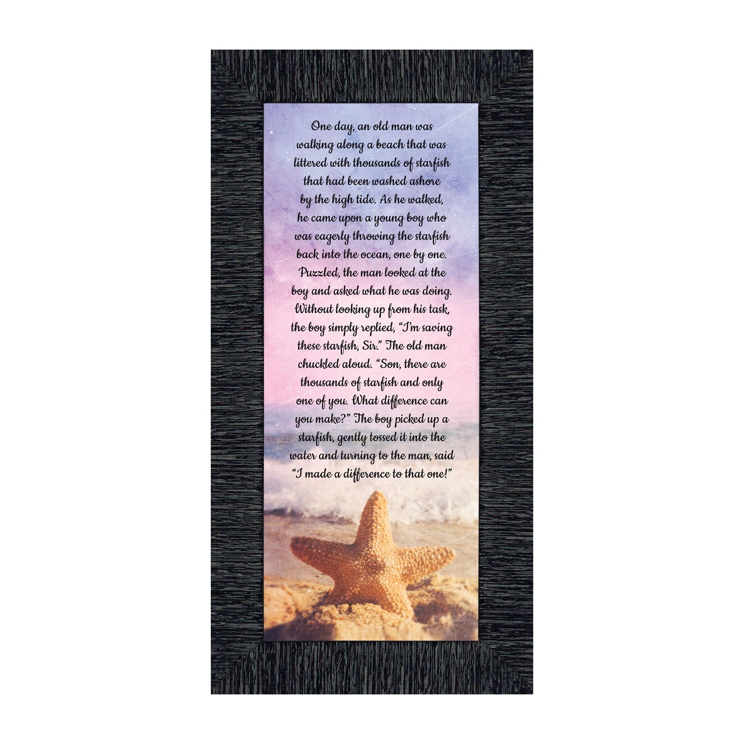 The Starfish Story Teacher Gift, The Legend of the Starfish Wall Decor ...