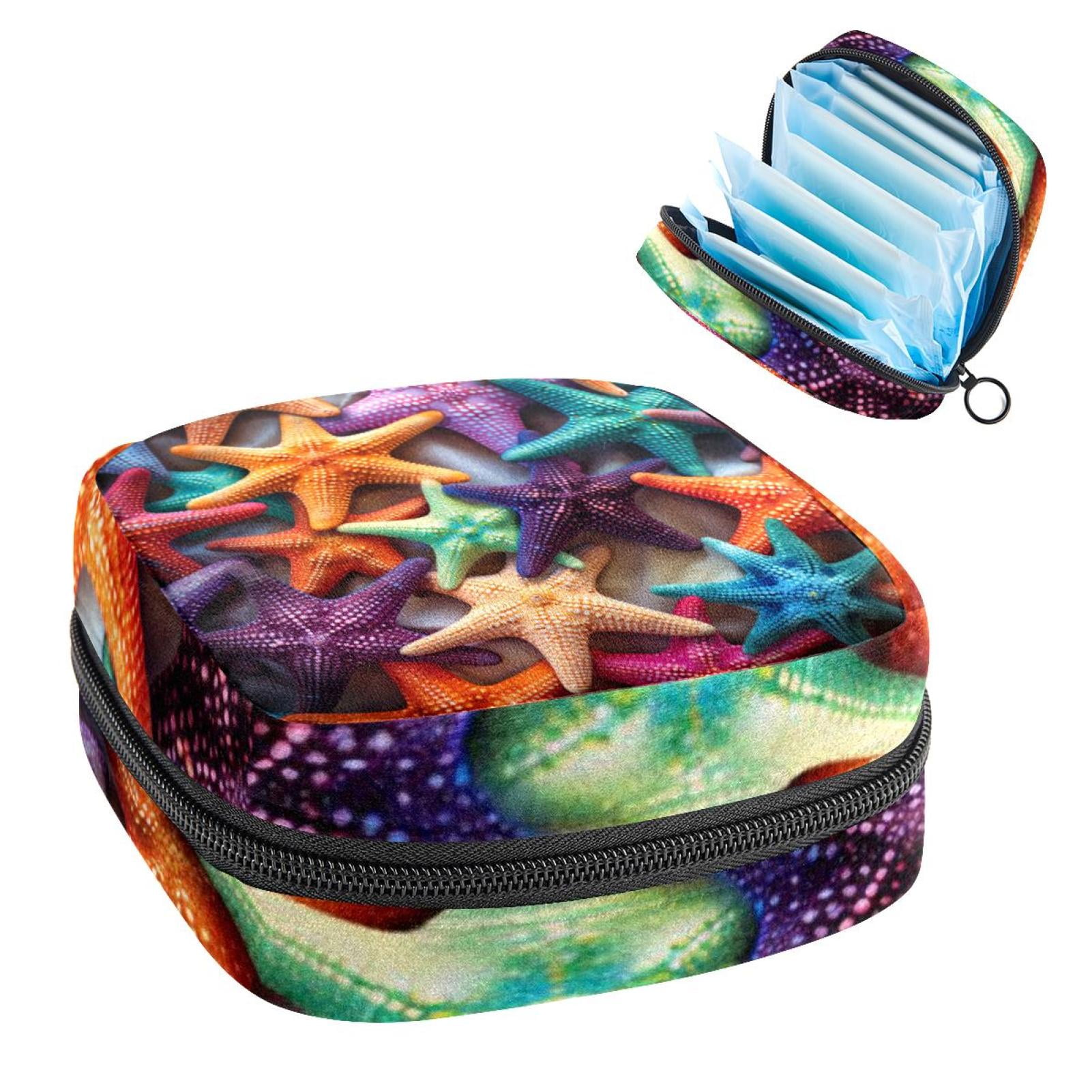 Starfish Velvet Period Bag Storage Organizer for Tampons and Pads ...