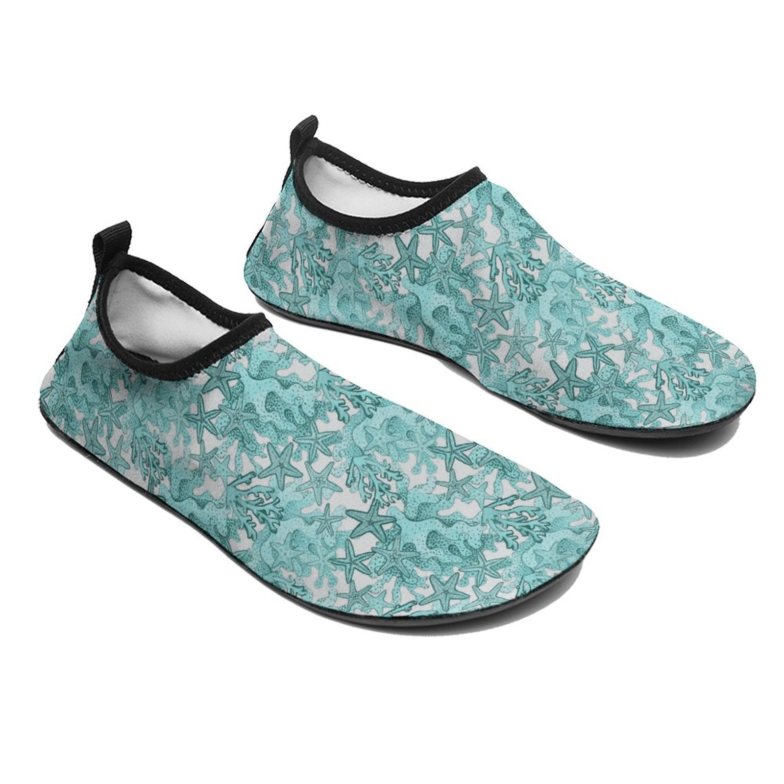 Starfish Watercolor Aqua Coral Reef ,ocean Home Decor Water Shoes Beach ...