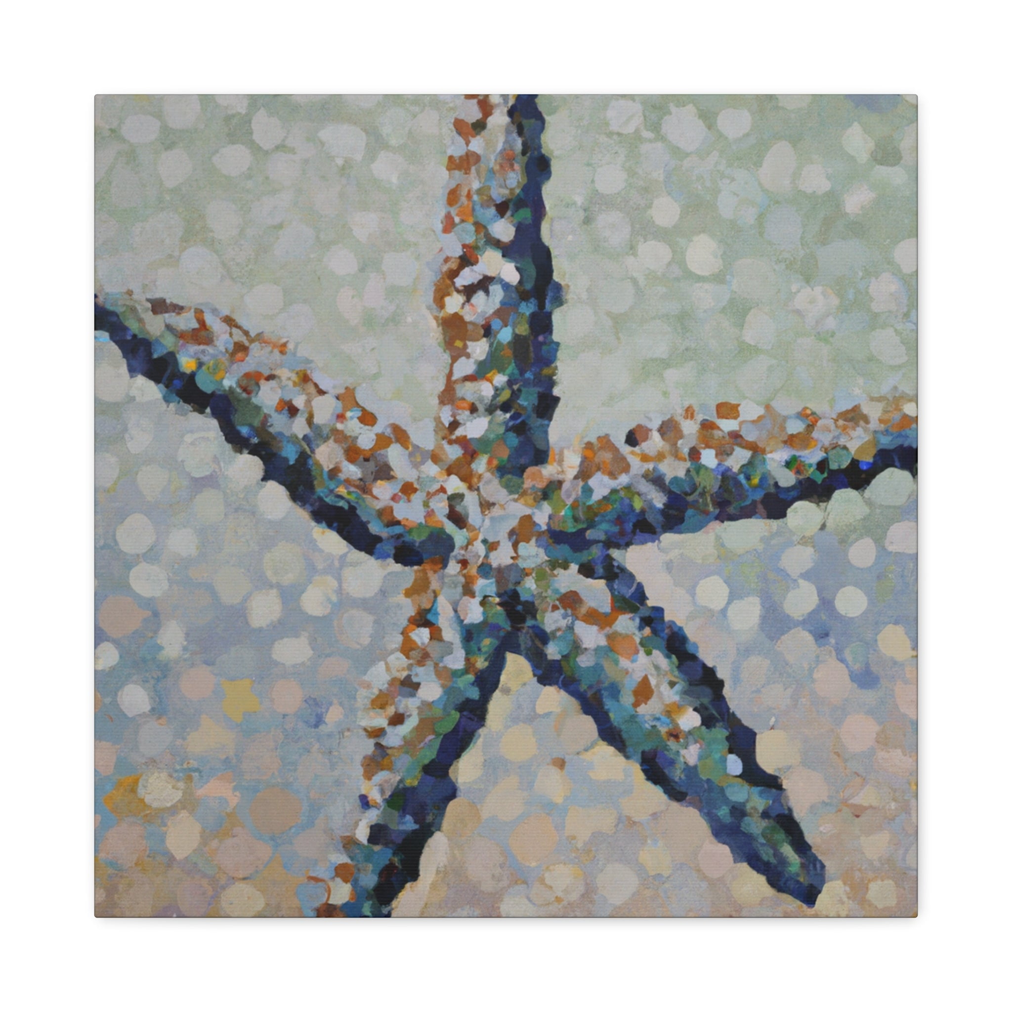 "Starfish in Pointillism" - Canvas - Walmart.com