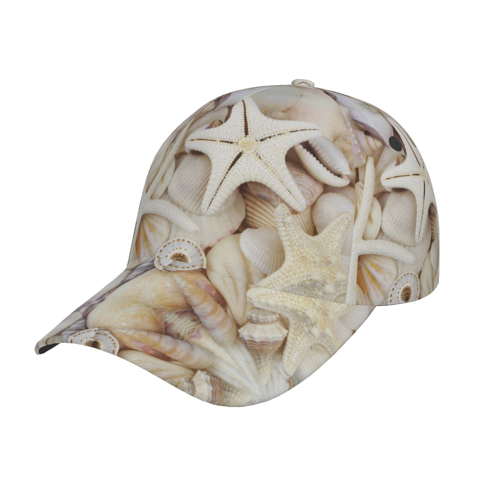 Starfishes On Seashells Baseball Caps - Adjustable Golf Dad Hat for Men ...