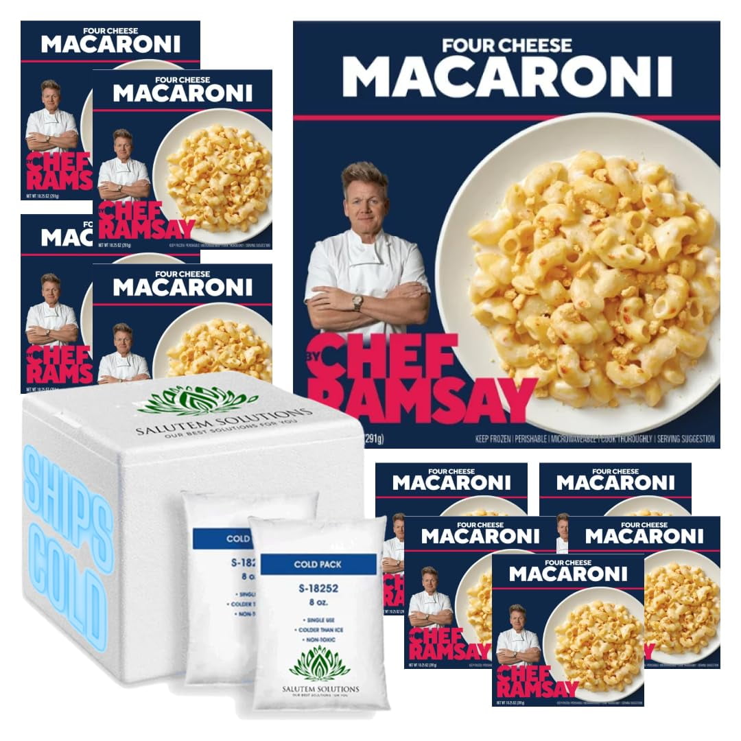 Starfit Gordon Ramsay Four Cheese Macaroni Bake, Meals, 9.5oz - Pack of 8 - Walmart.com