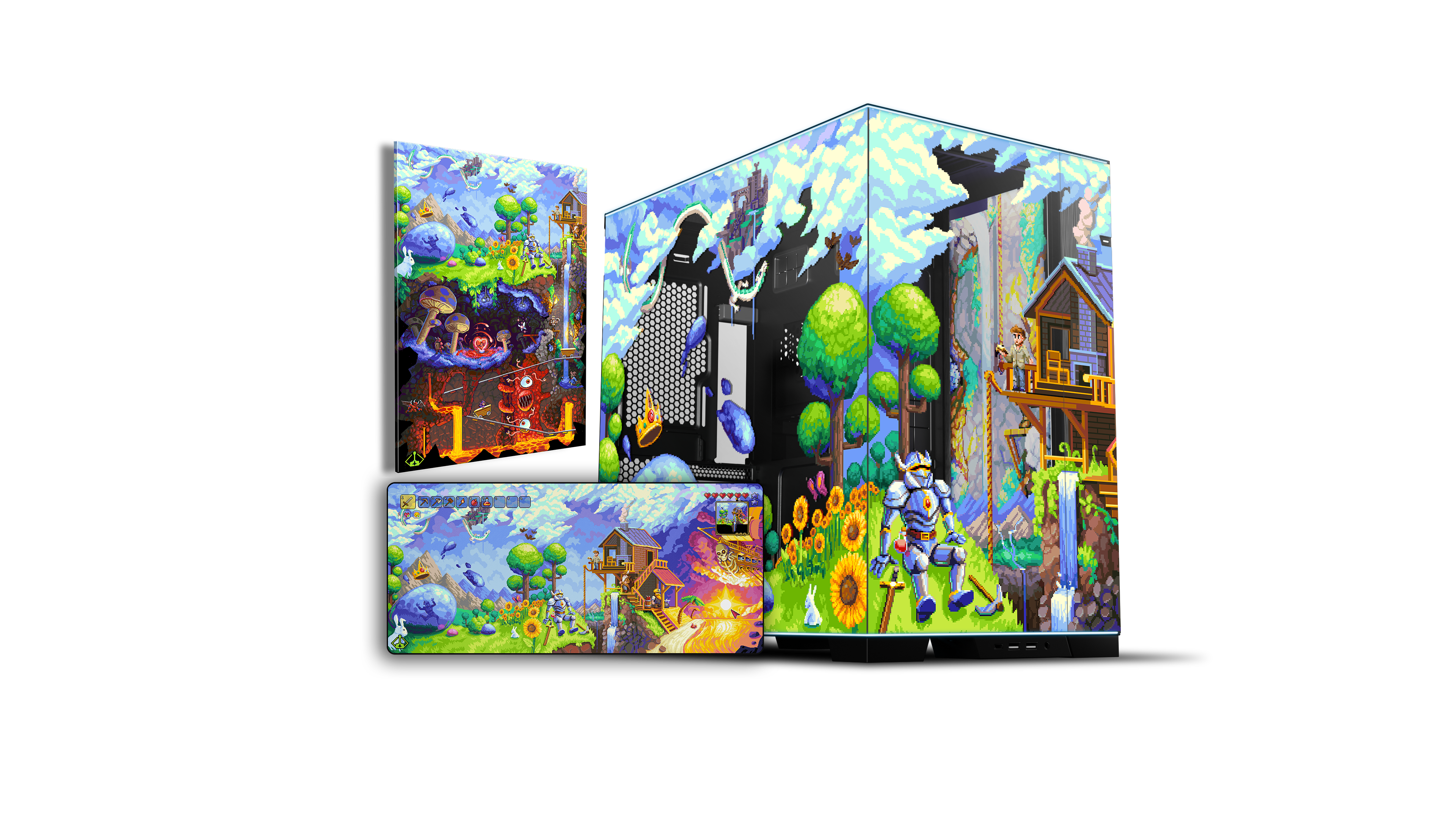 Starforge - Terraria Computer Case Bundle | Lian Li O11 Dynamic EVO RGB ...