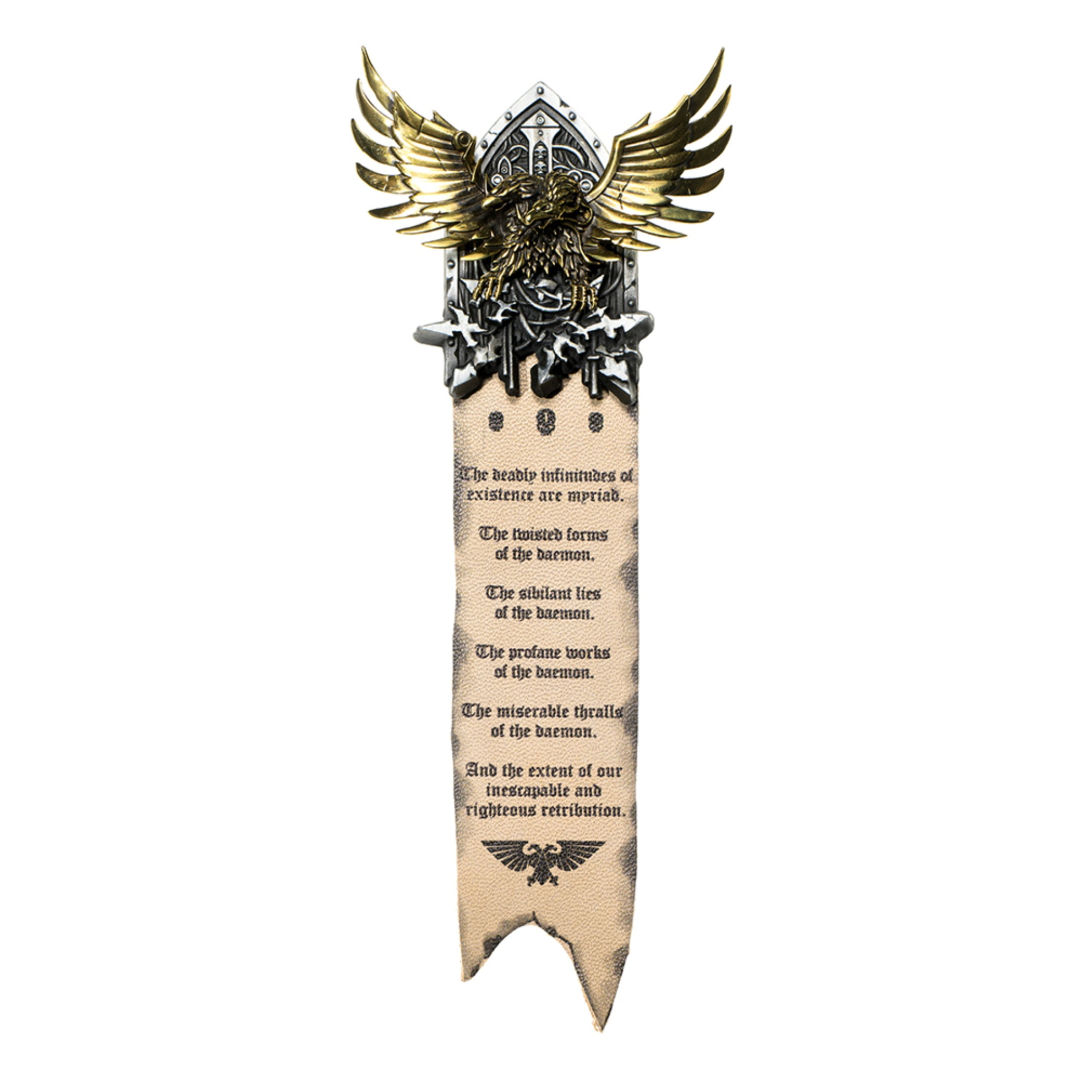 Starforged Grey Knights Warhammer 40K Brooch Pin Badge Imperial Aquila ...