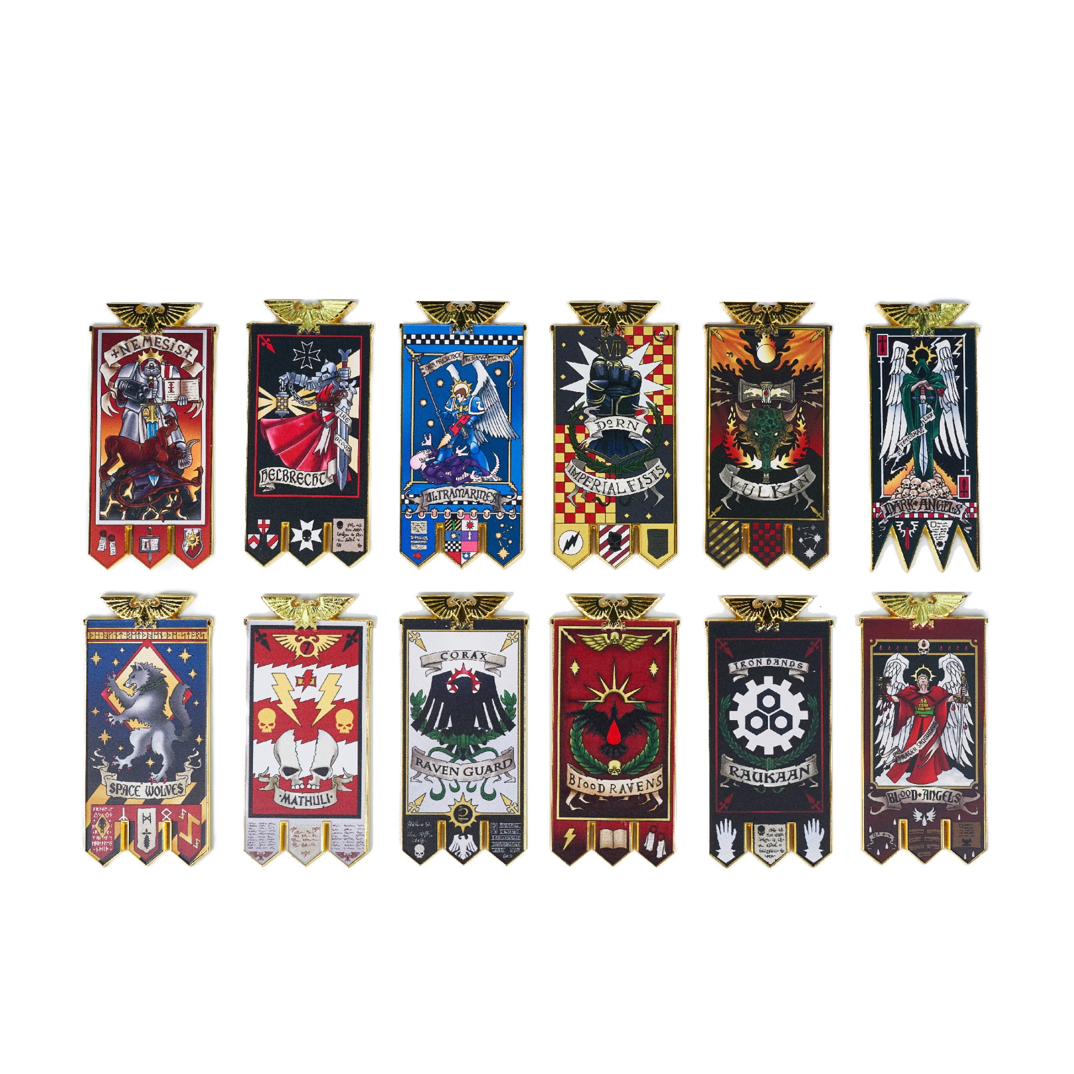 Starforged Space Marines Chapter Banner Collection Refrigerator Magnet ...