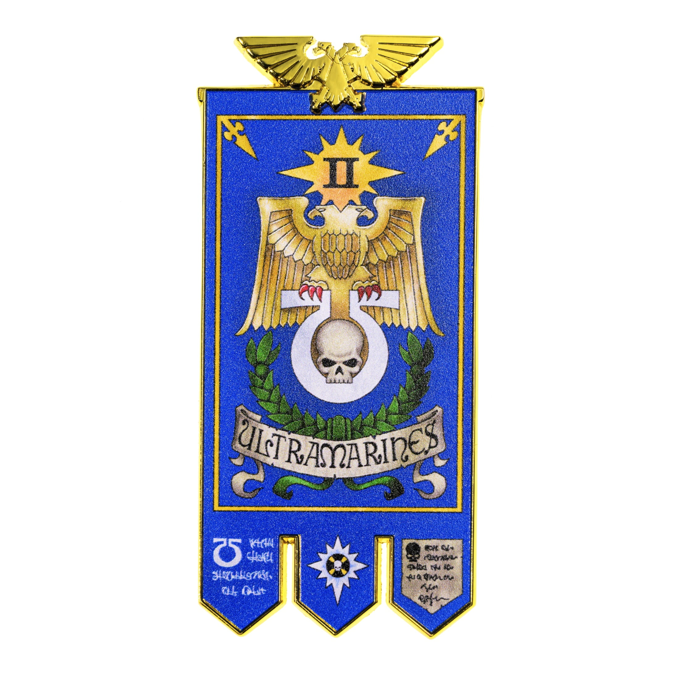 Starforged Warhammer 40K Space Marines 2 Ultramarines Military Flag ...