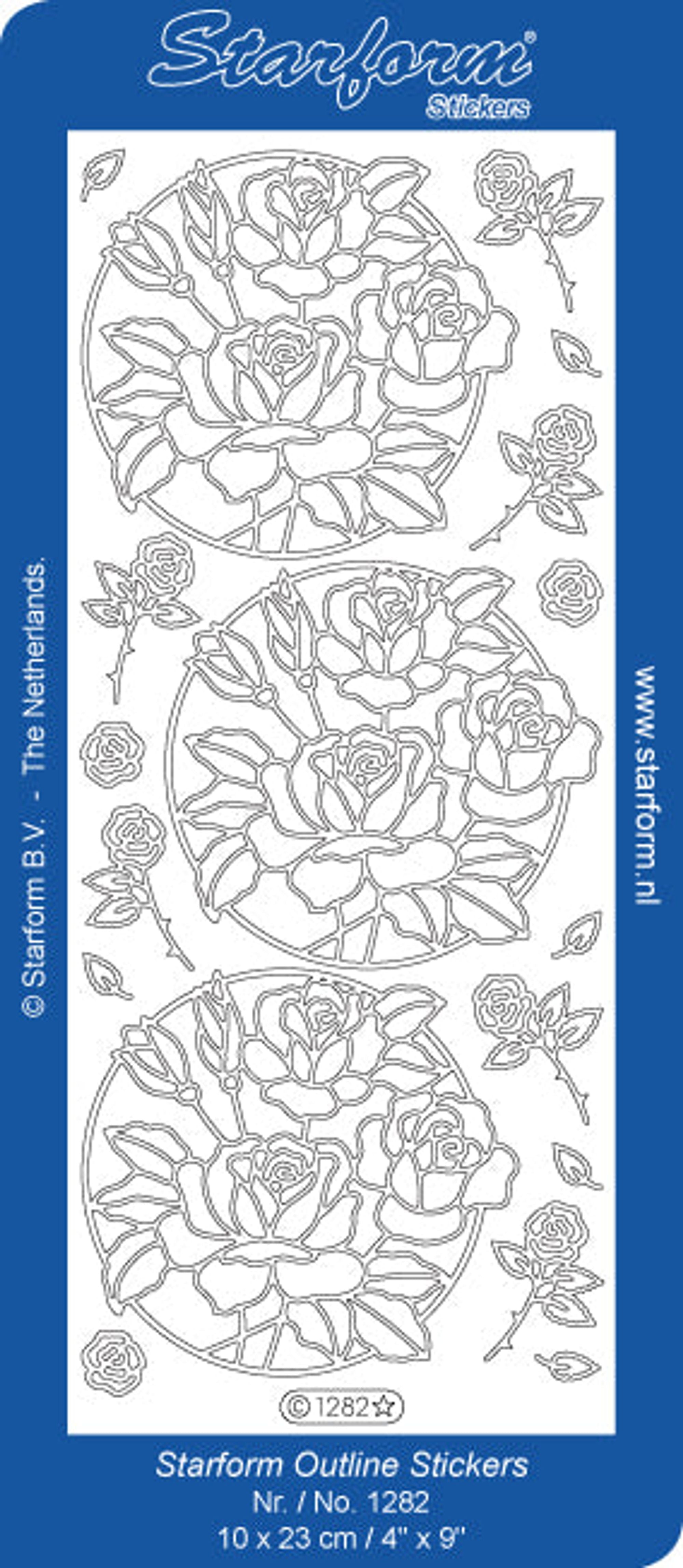 Starform Deco Stickers - Rose Circles - Gold - Walmart.com