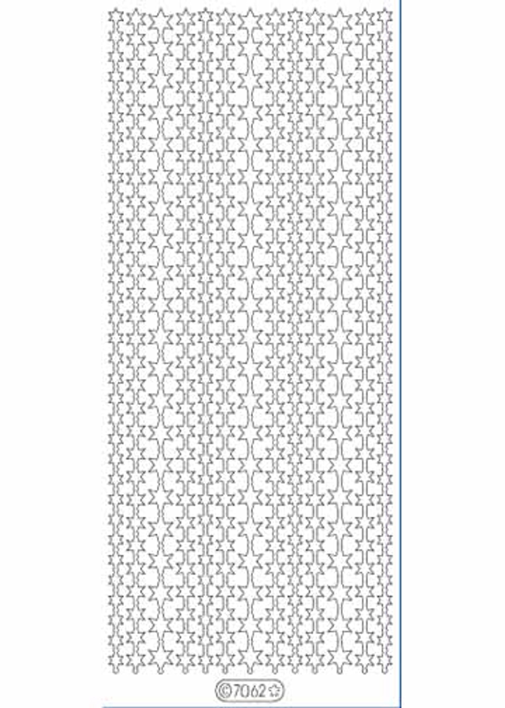 Starform Deco Stickers - Star Borders - Transparent Glitter Gold ...