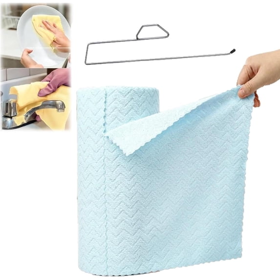 Starfreshi 30-Pack Microfiber Cleaning Cloths Roll, Reusable & Lint ...