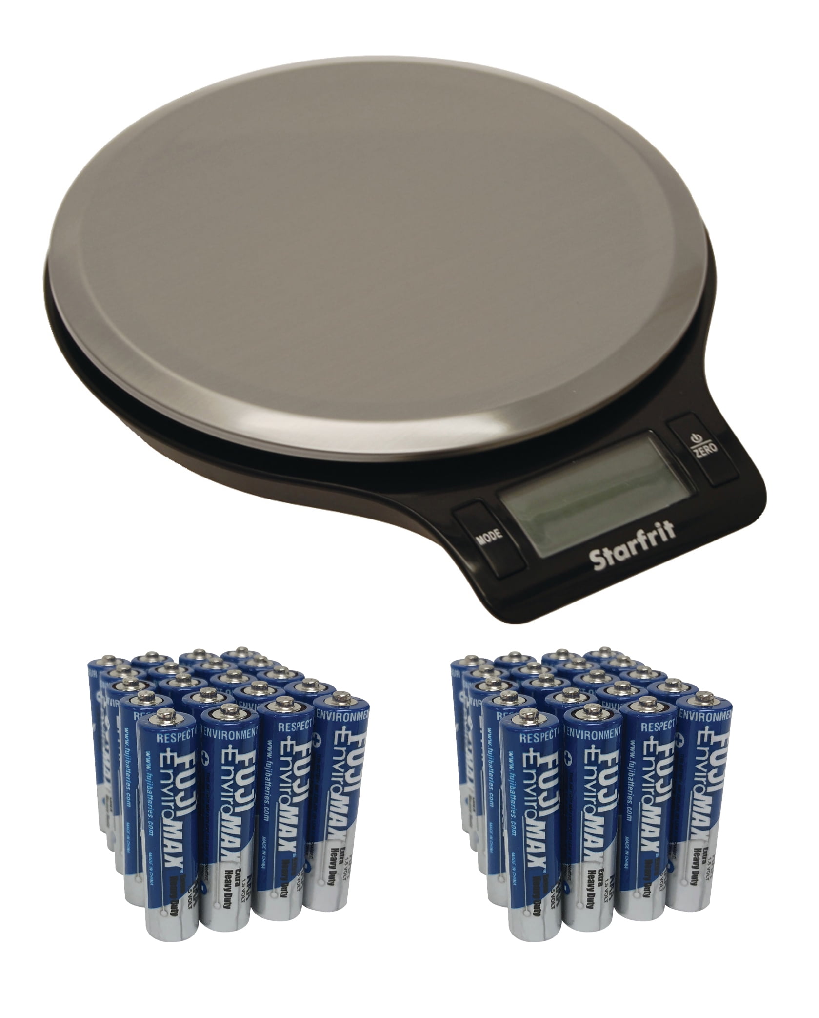 Starfrit 093765-006-0000 Electronic Kitchen Scale & Fiji AAA 40 PK ...