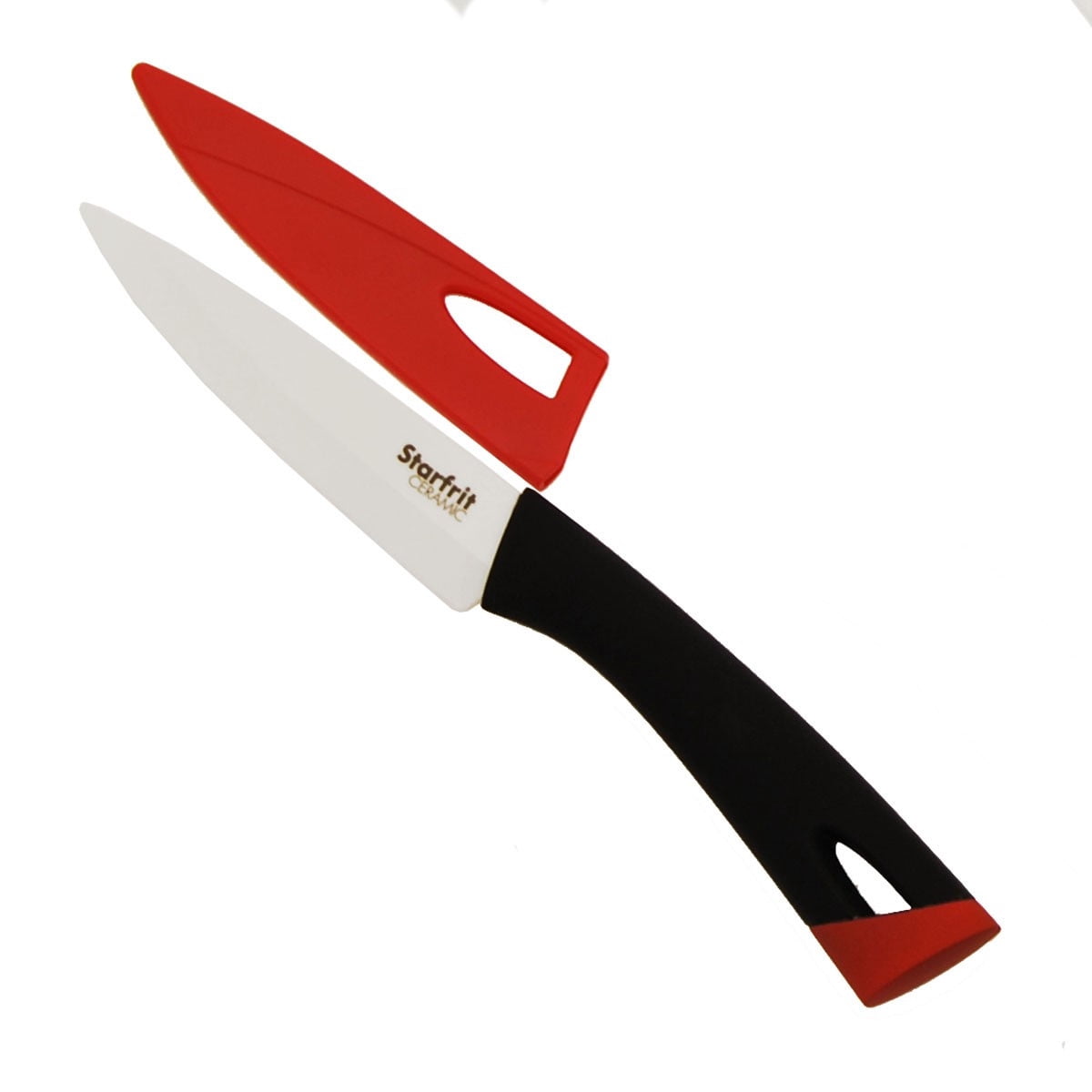 Starfrit 4" Ceramic Paring Knife Red SRFT93871 - Walmart.com