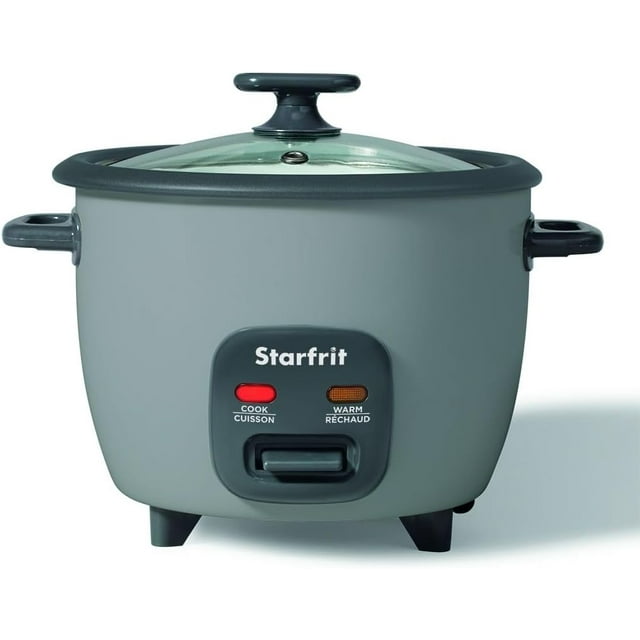Starfrit Electric Rice Cooker - 10 Cups - Steamer Basket, Measuring Cup ...