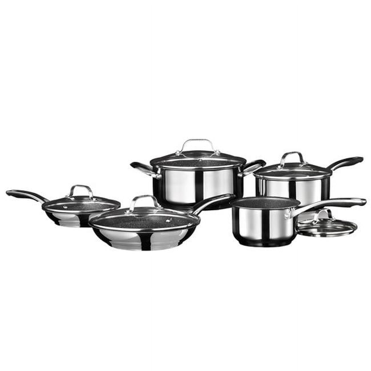 Starfrit Stainless Steel Cookware Set, Silver - 10 Piece - Walmart.com