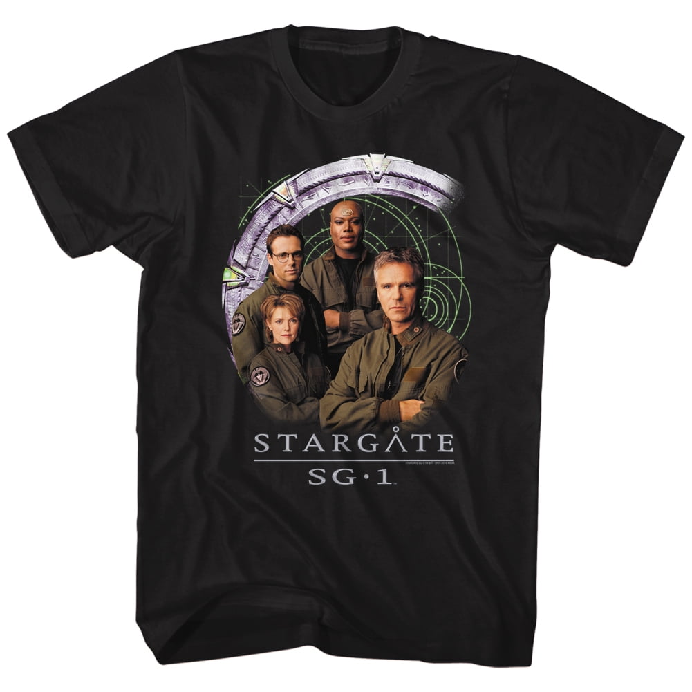 Stargate Cast And Gate Black Adult T-Shirt 6Xl - Walmart.com