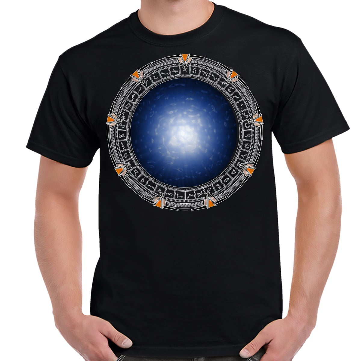 Stargate Color Wormhole Adult Shirt-Large - Walmart.com