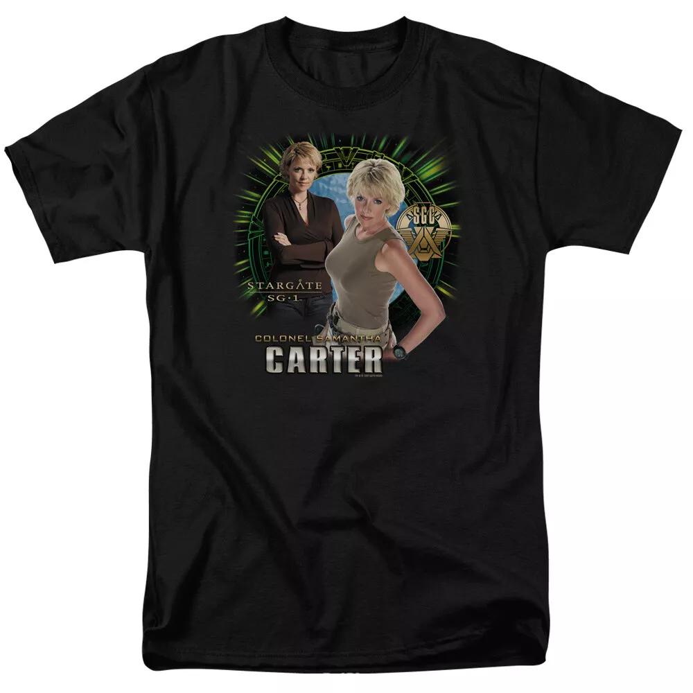 Stargate SG1 Samantha Carter T Shirt Sci-Fi TV Alien Show Tee New Black ...