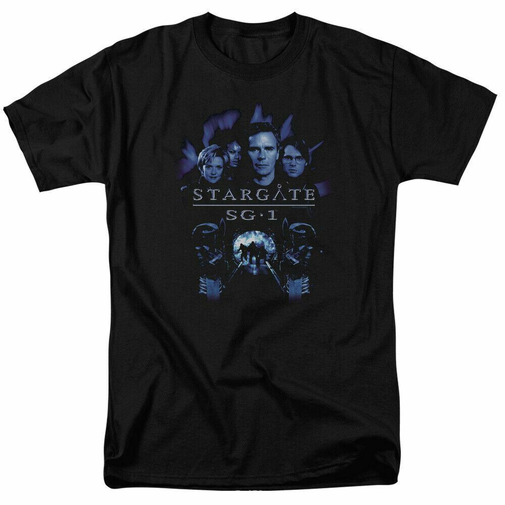 Stargate SG1 Stargate Command T Shirt Licensed Sci-Fi TV Alien Show Tee Black - Walmart.com
