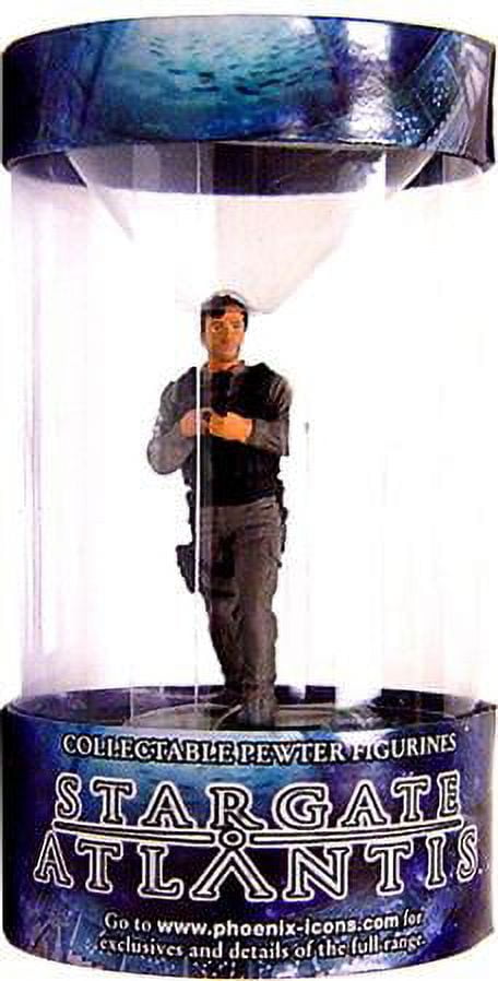 Stargate Series 1 Lieutenant Colonel John Sheppard Pewter Figure ...