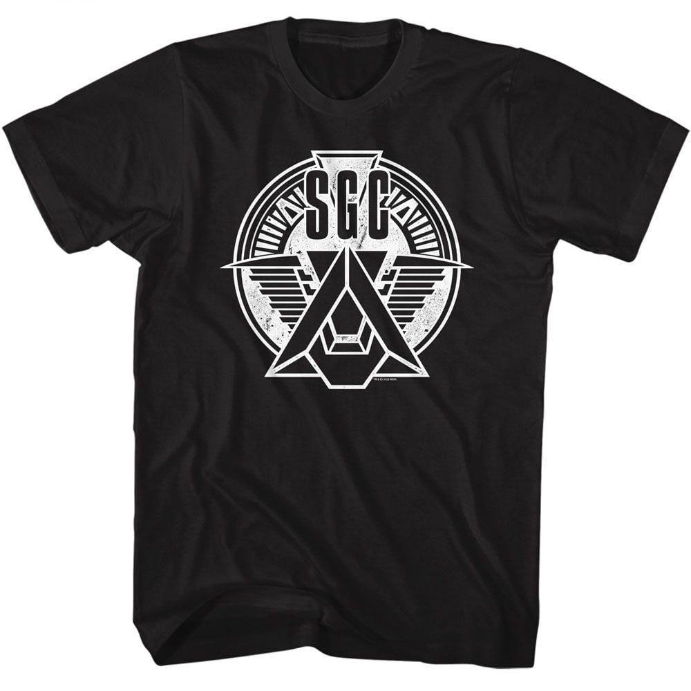 Stargate Sgc Emblem 7 Black Adult T-Shirt - Walmart.com