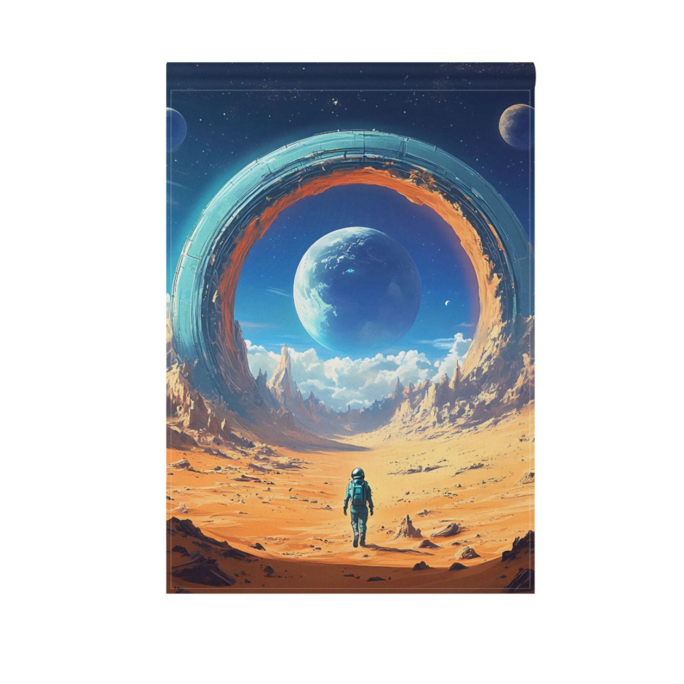 Stargate in Desert Garden Flag 12X18 Double Sided Yard Flags for ...