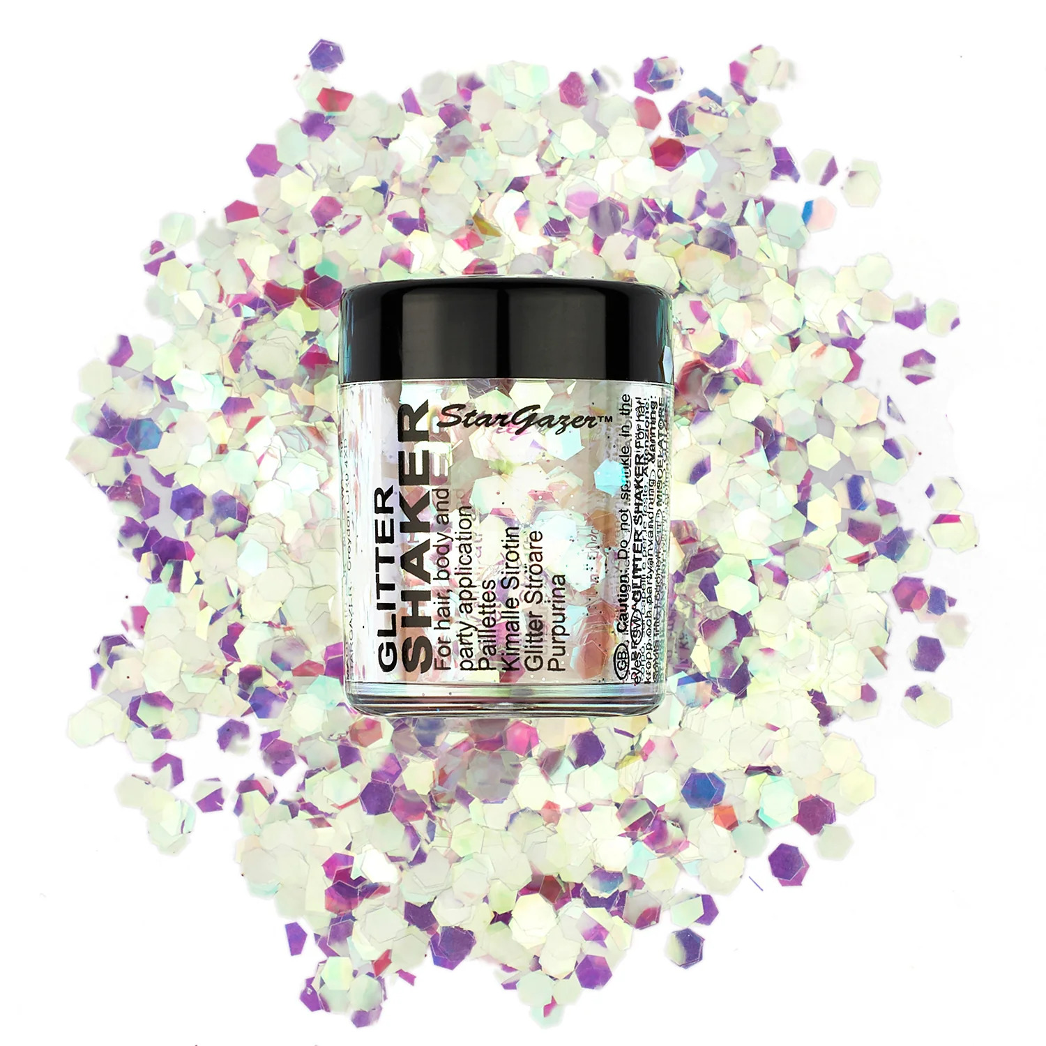 Stargazer Multifunctional Large Flake Cosmetic Glitter - Add a Sparkling Touch to Your Hair and ...