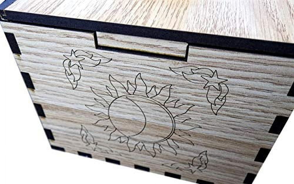 Stargazer Puzzle Lock Box - Handmade Wooden Magnetic Puzzle Box with ...