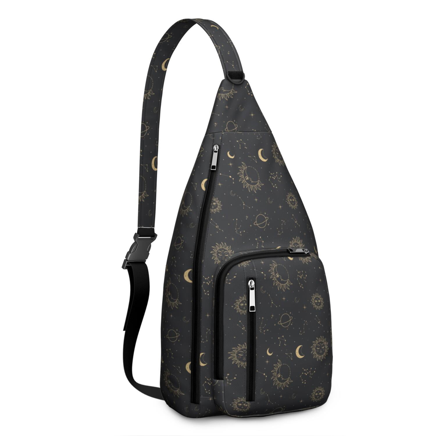 Stargazer Sling Backpack - Cosmic Gothic Design Crossbody Bag, RFID ...