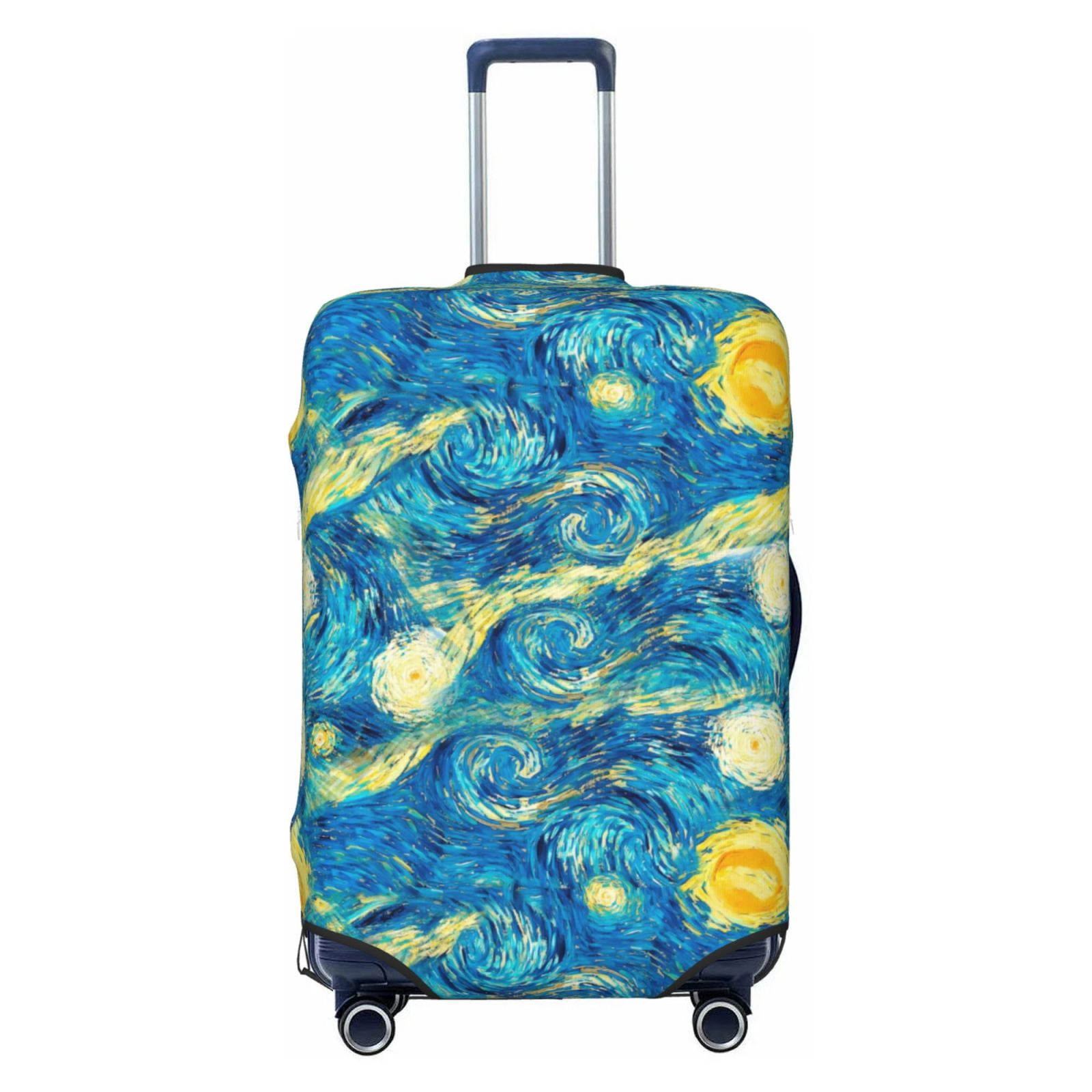 Staring Night blue vintage Luggage Cover, Suitcase Cover for Luggage ...