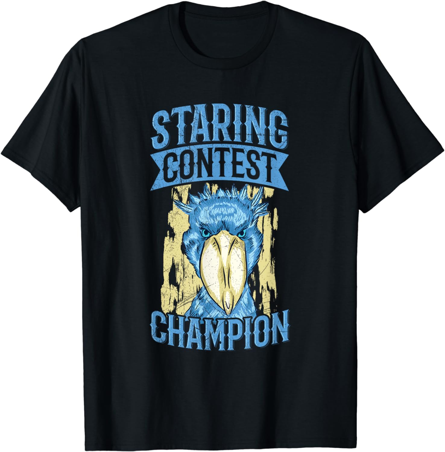 Staring contest champion Quote for a Shoebill stork lover T-Shirt ...