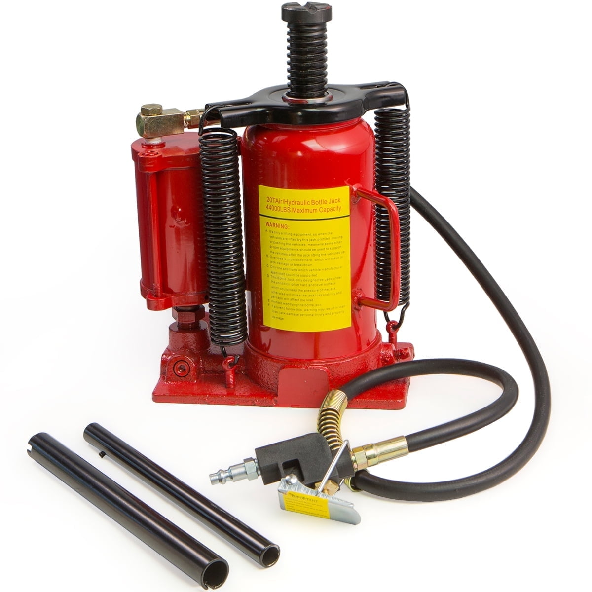 Stark USA 20 Ton (44,000LB) Air Hydraulic Bottle Jack, Equipment Ideal ...