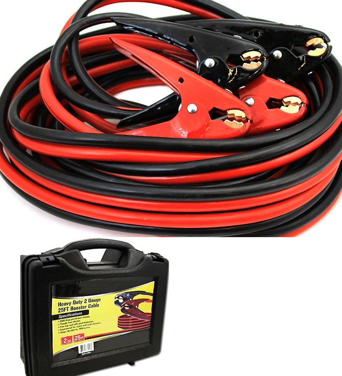 Coleman Cable 81208808 12' 10 Gauge Booster Cable With 200 Amp Clamps ...